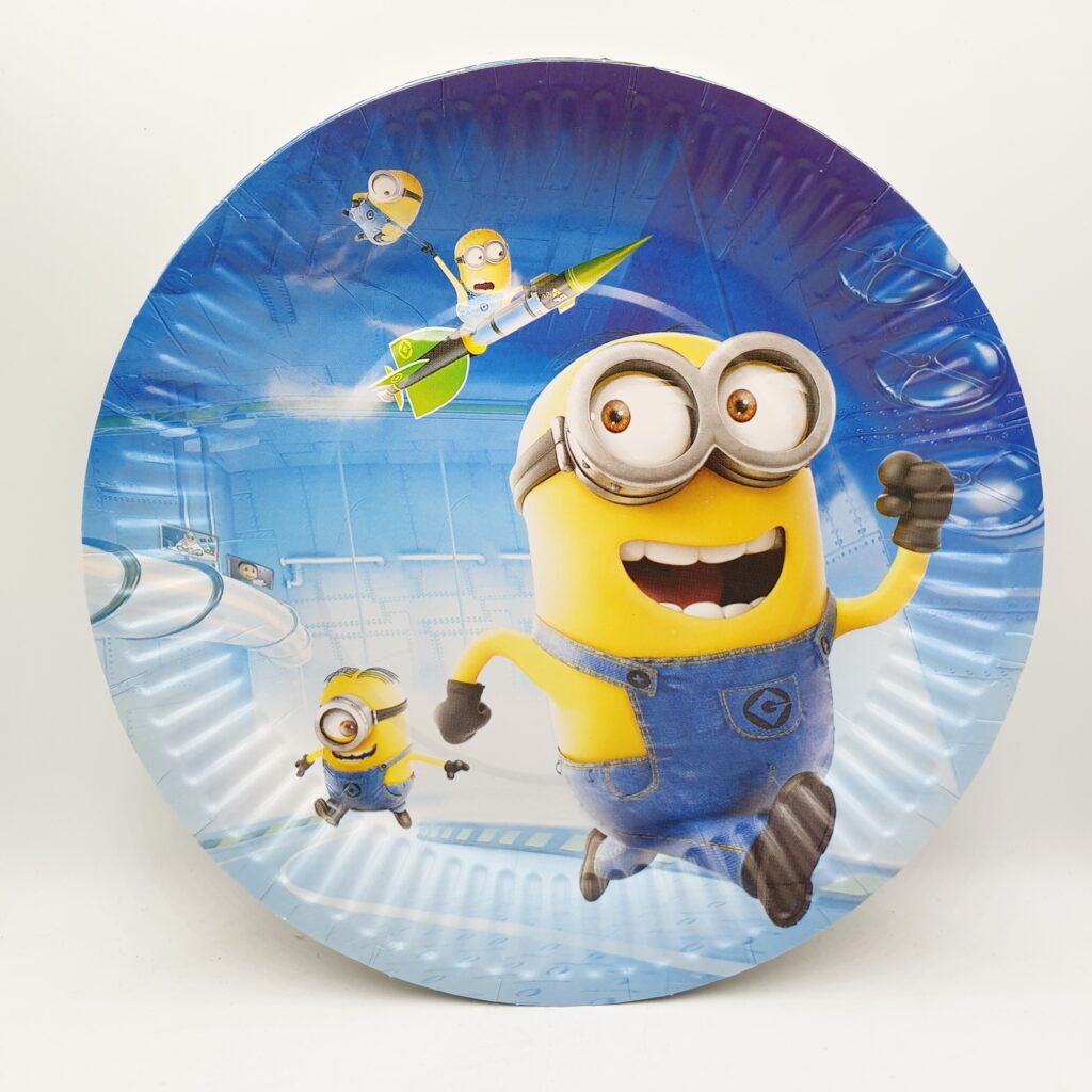 Minion party plates - pack of 10 - D Party Shop