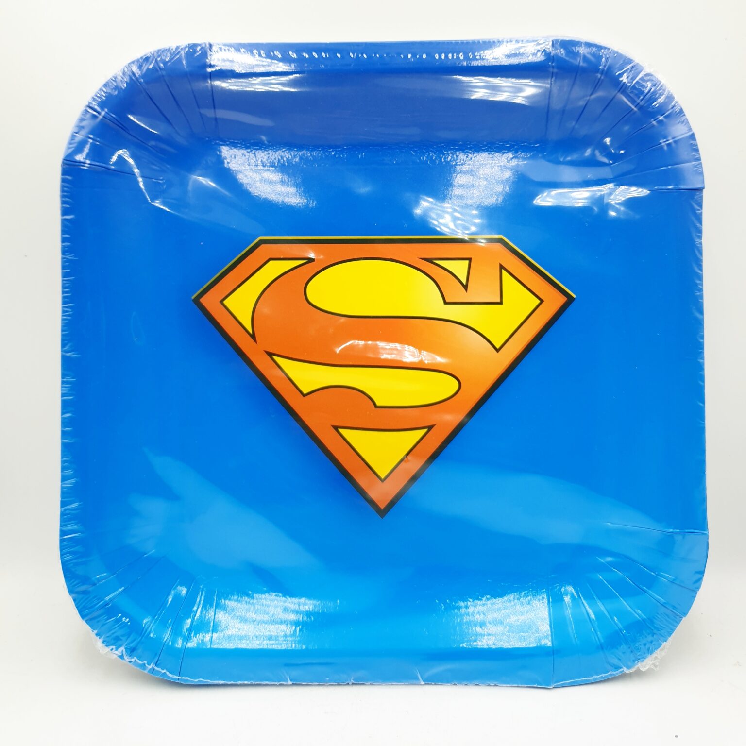 Superman party plates - pack of 10 - D Party Shop